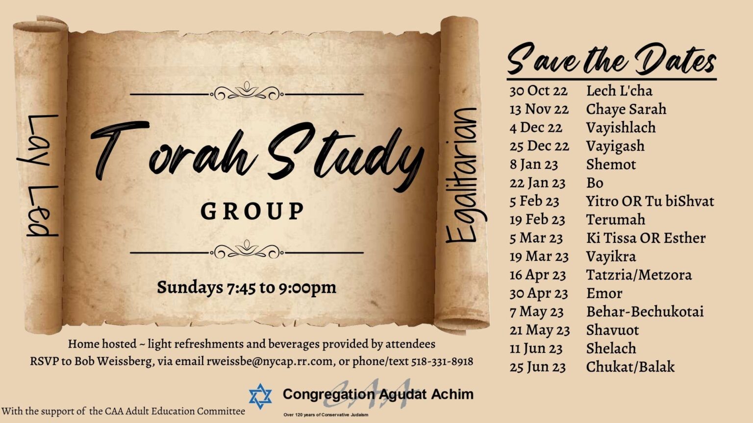 Torah Study Group | Congregation Agudat Achim - Conservative ...